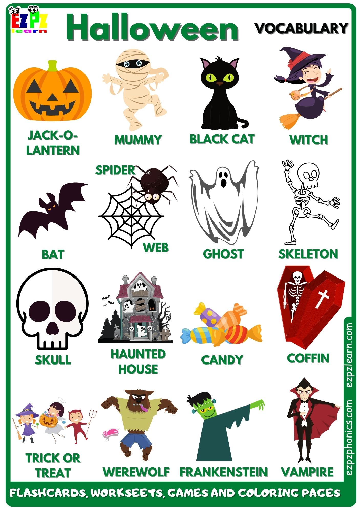 Halloween - Ezpzlearn.com
